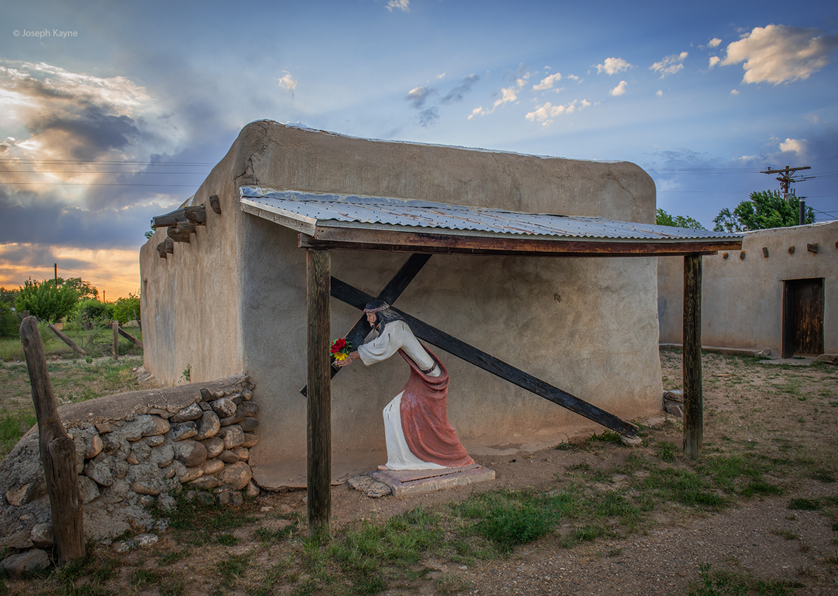 Jesus & Cross | New Mexico | Joseph Kayne Photography